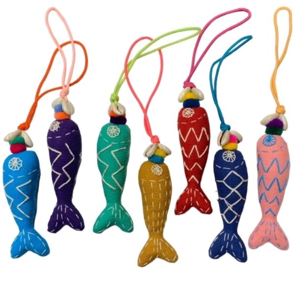 Unique Batik. friendly fish decoration